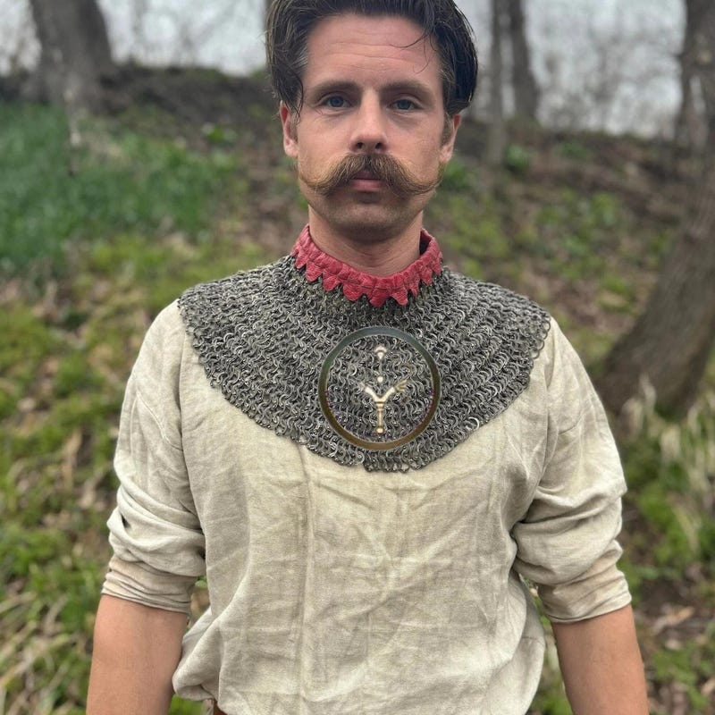 Leather Gorget - Etsy