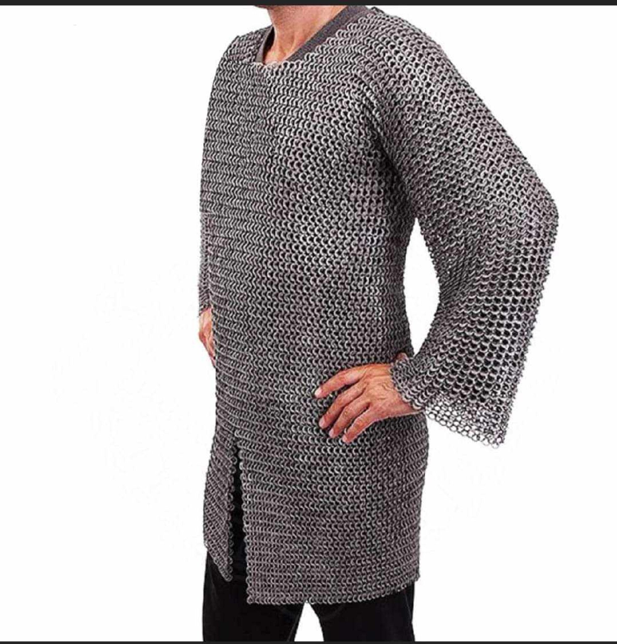 Full Sleeve Chainmaile Shirt , 9 Mm Flat Riveted , Chainmail Armor ...