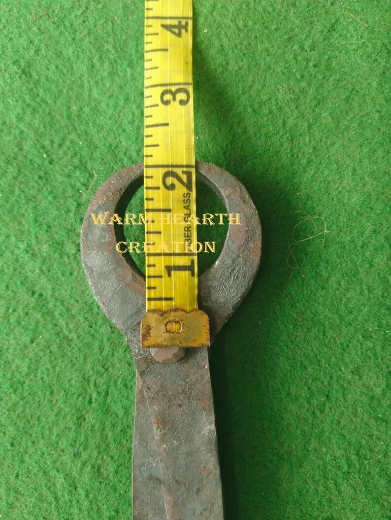 Hand Forged Round Jaw Tongs: Medieval Blacksmith Tool - Etsy