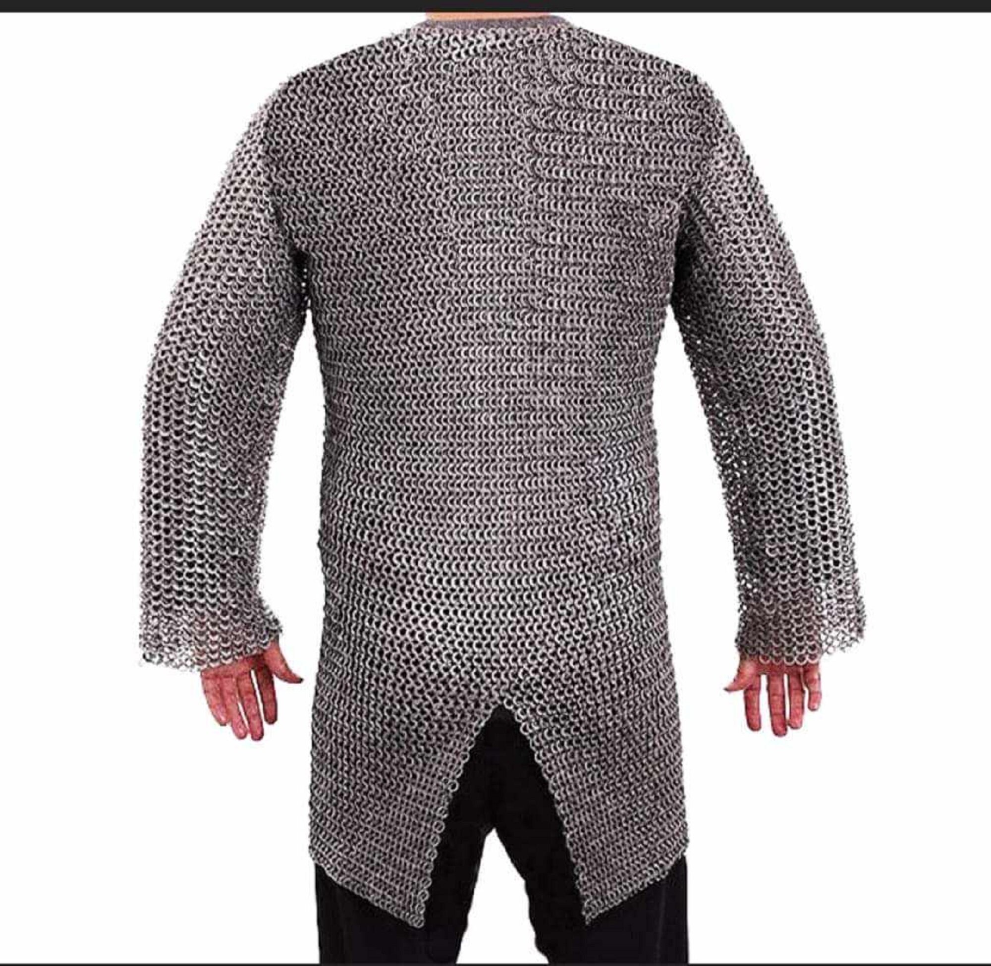 Full Sleeve Chainmaile Shirt , 9 Mm Flat Riveted , Chainmail Armor ...