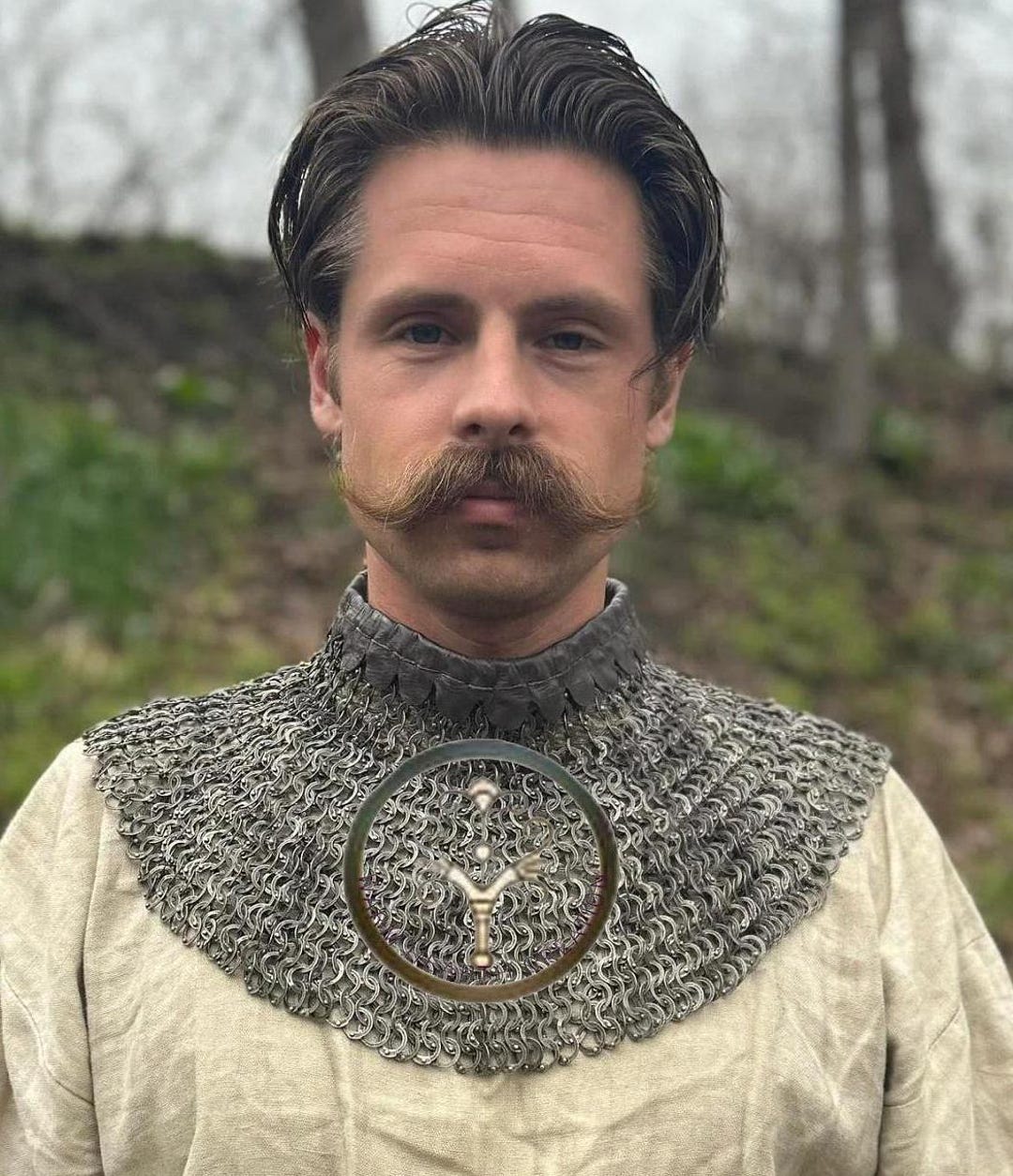 Medieval Chainmaile Gorget , Piece of Armor to Protect the Neck Usually ...