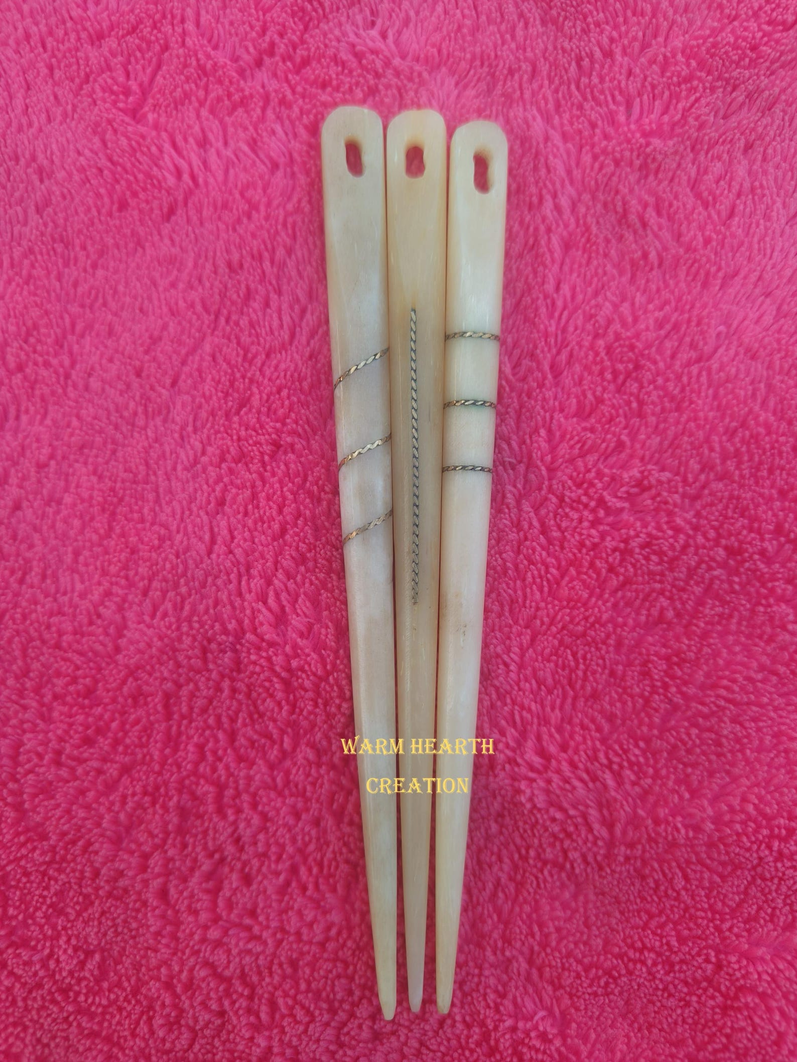 Handmade Bone Nalbinding Needle Set: Yarn Stitching - Etsy