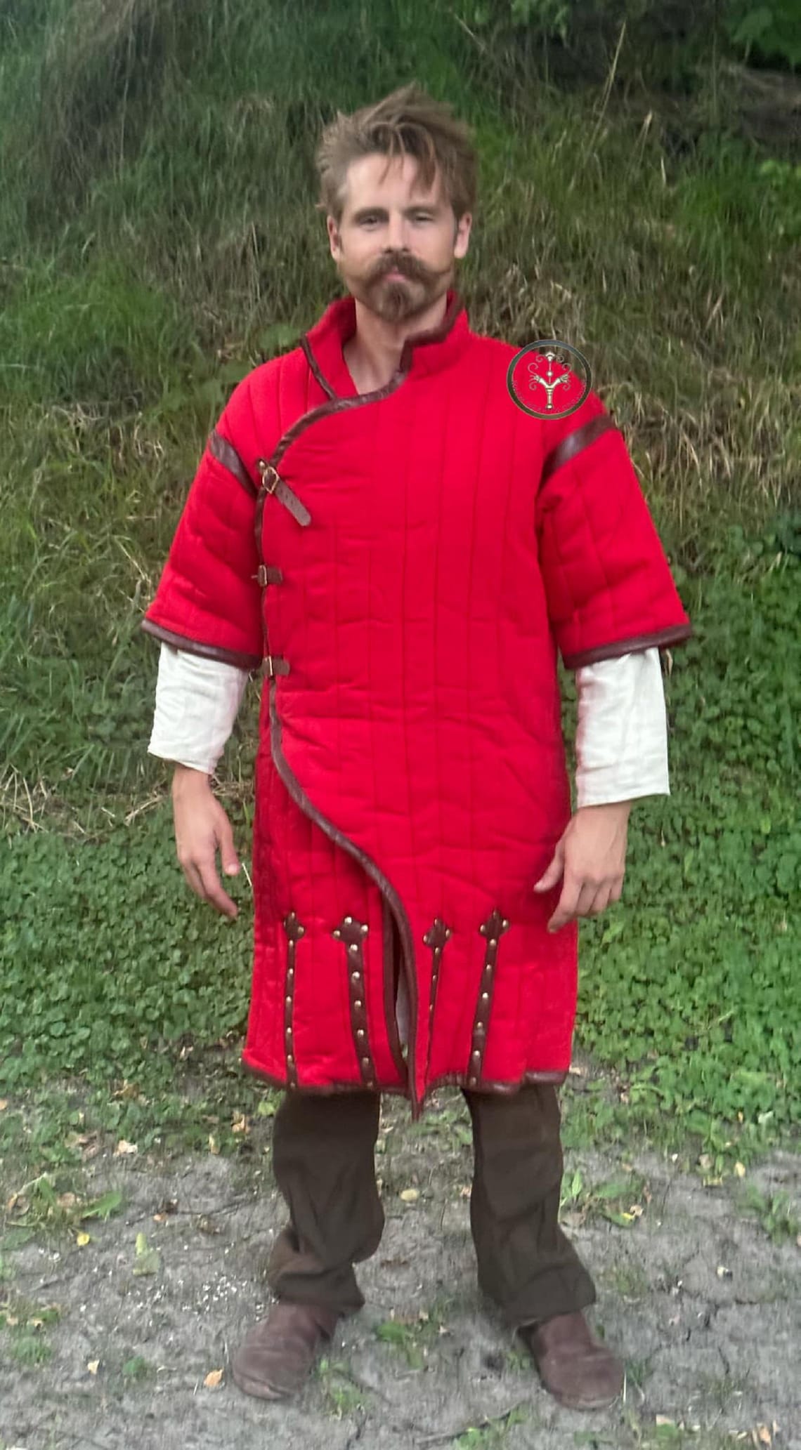 Medieval Padded Gambeson With Detachable Sleeves: SCA LARP Costume - Etsy