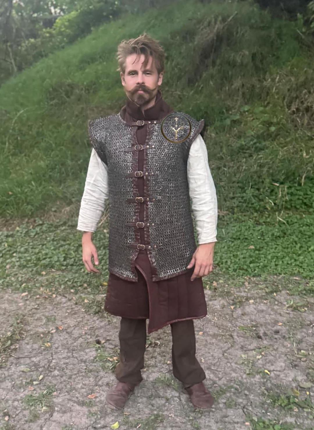 Stainless Steel Chainmail Hauberk: Medieval Viking SCA Reenactment ...