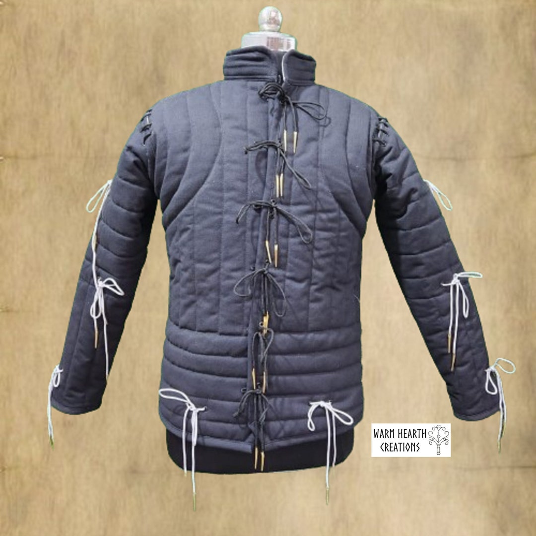 Padded Cotton Arming Doublet: Knight Armor Costume - Etsy