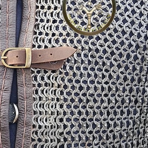 15th Century Medieval Chainmail Hauberk: SCA Viking Reenactment Armor ...