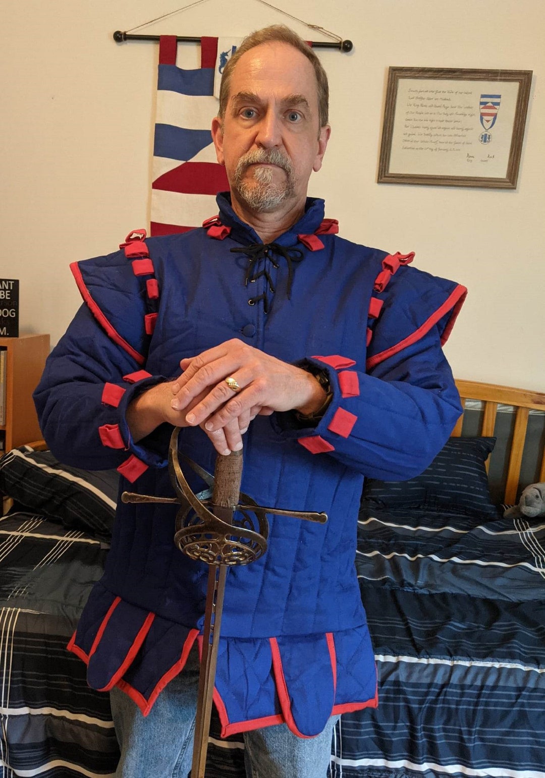Padded Arming Jerkin, Fencing, Early Baroque Attire, Military Garment ...