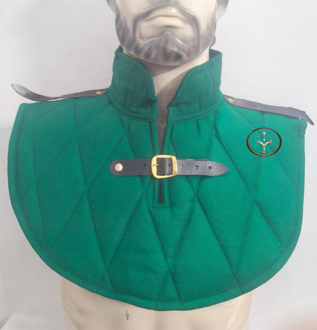 Padded Cotton Medieval Gorget: Neck Protection Collar - Etsy