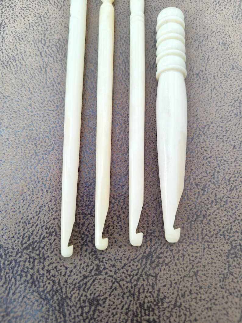 Bone Crochet Hooks -antique Style, Smooth & Polished - Etsy