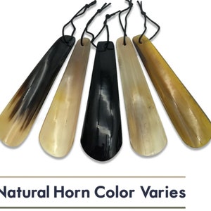 Shoe Horn Made With Real Horn Handmade. Home or Travel Use. Shoehorn ...