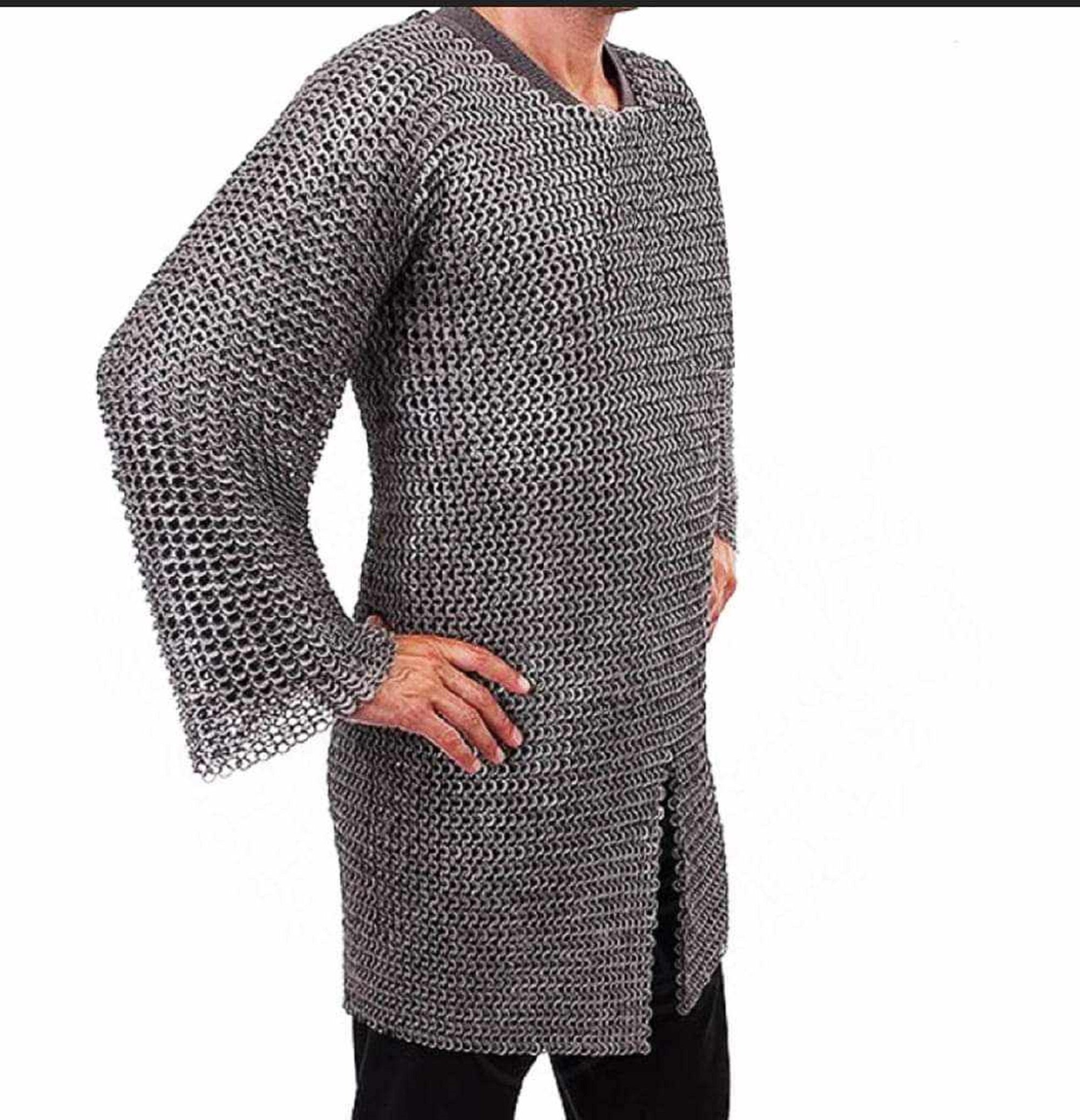 Full Sleeve Chainmaile Shirt , 9 Mm Flat Riveted , Chainmail Armor ...