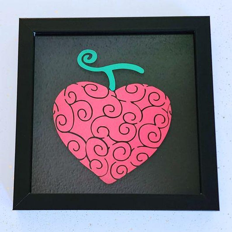 Handmade Devil Fruit Shadow Box | One Piece Anime Decor - Etsy