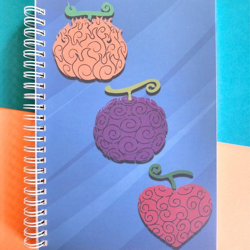 One Piece Devil Fruit Sticker Book - Etsy