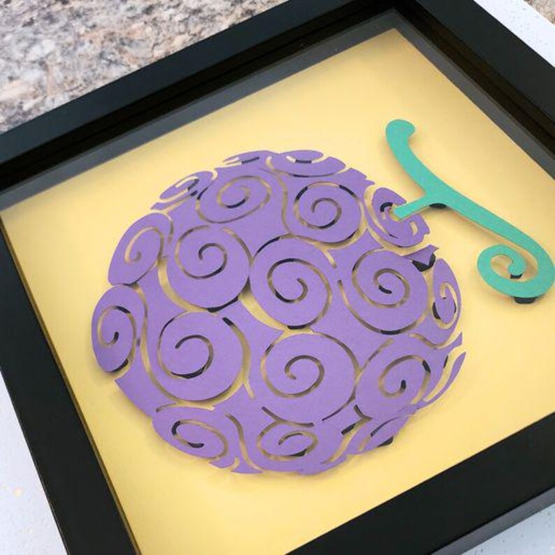 Handmade Devil Fruit Shadow Box | One Piece Anime Decor - Etsy