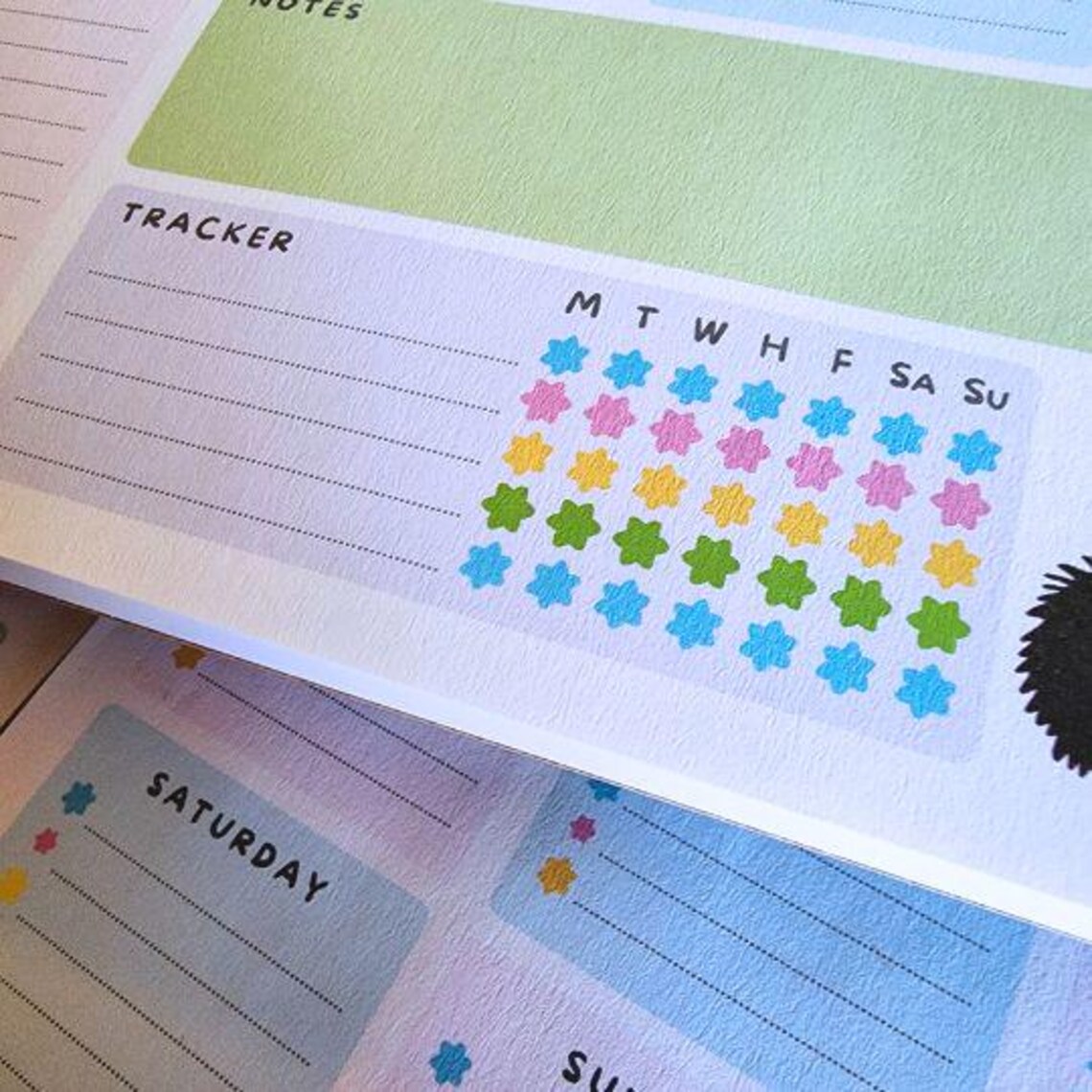 Soot Sprite Calendar | Weekly Calendar Pad | Studio Ghibli Calendar - Etsy