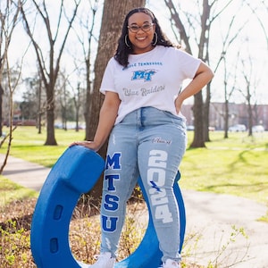 Customized Senior Jeans, Custom Jeans, College Jeans | Senior Set 2025 ...