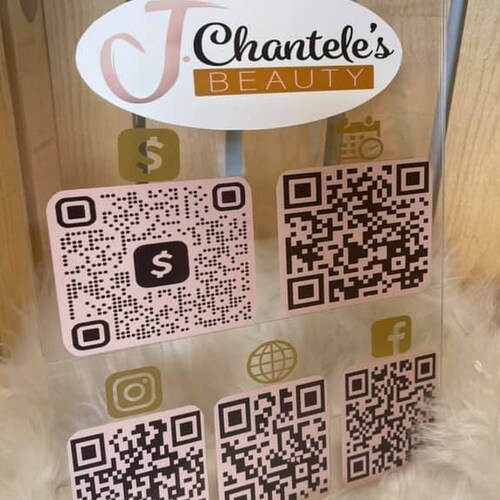 QR Code Scanner Plaque QR Code Sign - Etsy