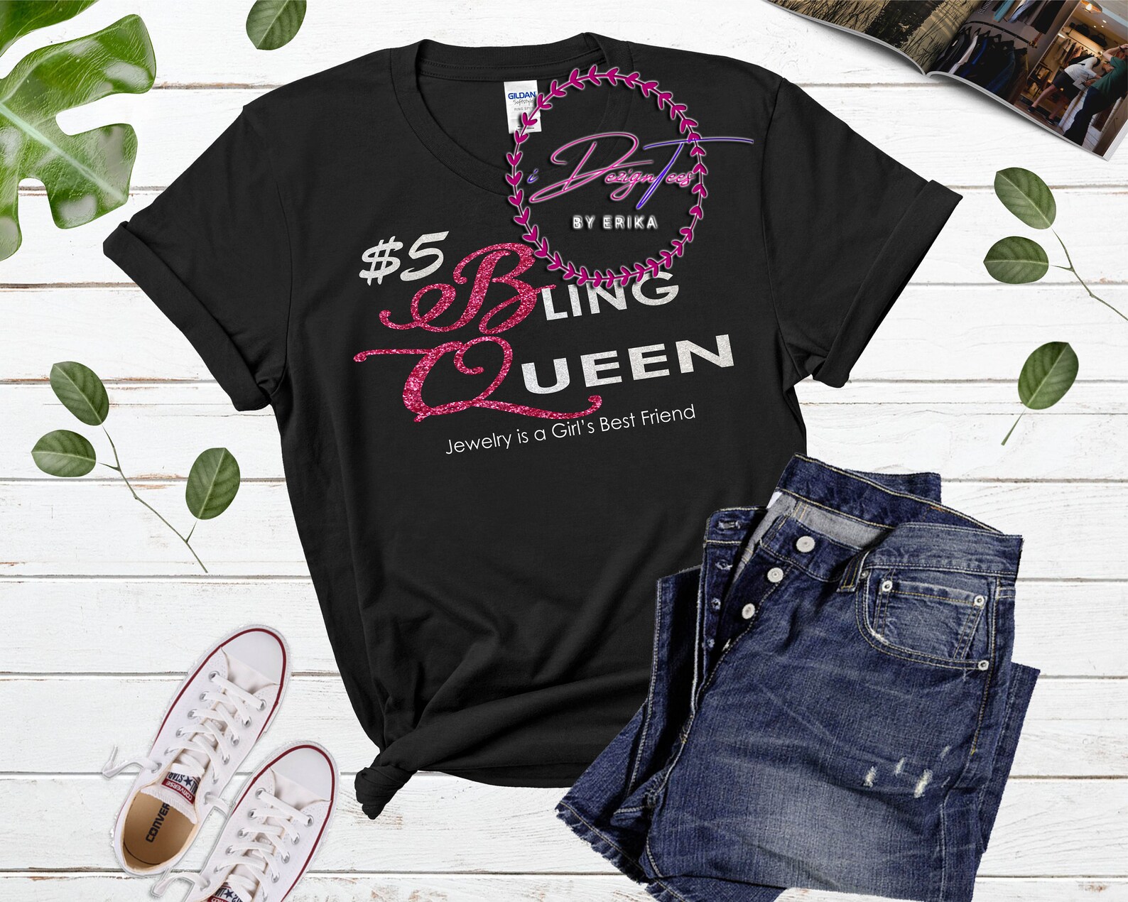 Bling Queen Tshirt Jewelry Consultant Shirt Bling Shirt | Etsy