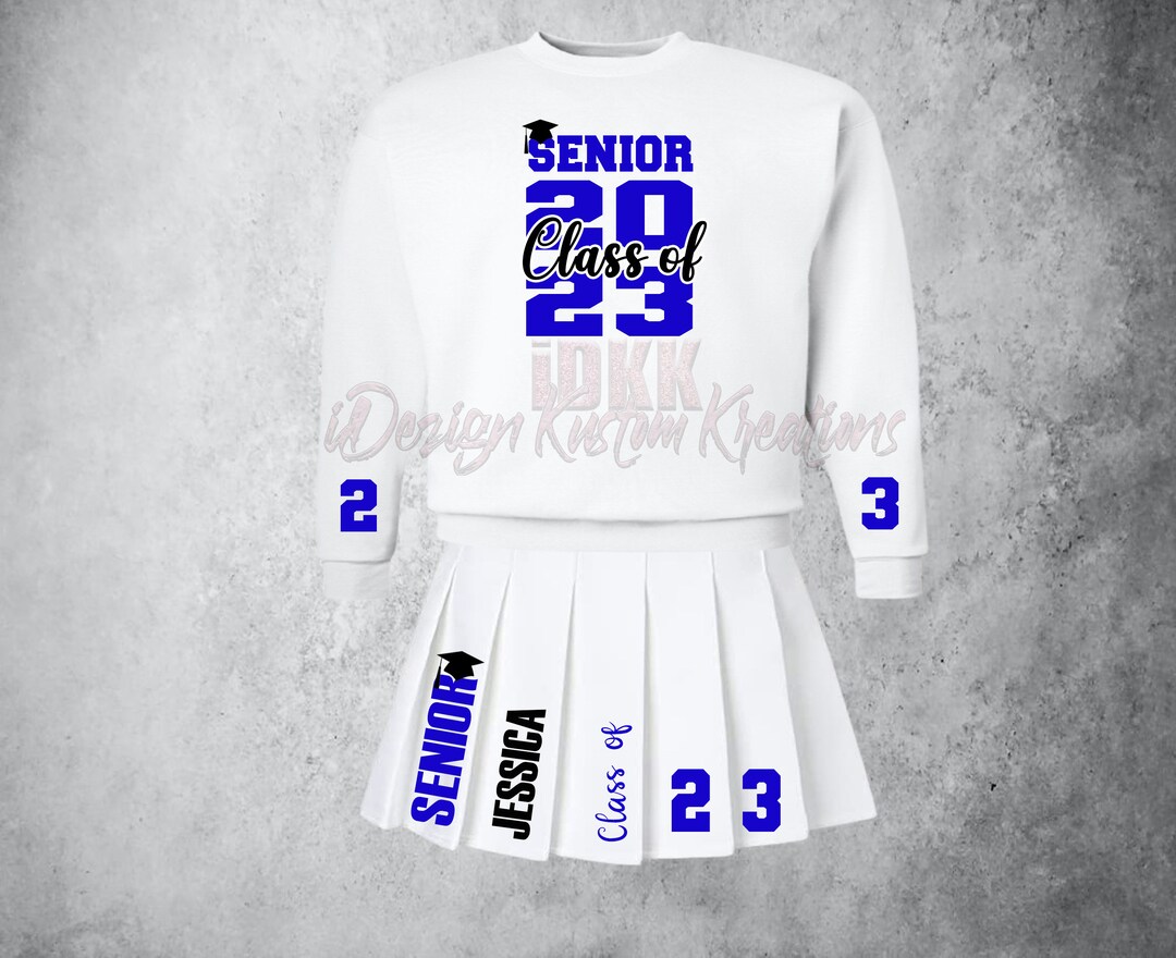 Personalized Graduation Skirt Set, Graduation Gift, Pleated Skirt, Grad ...