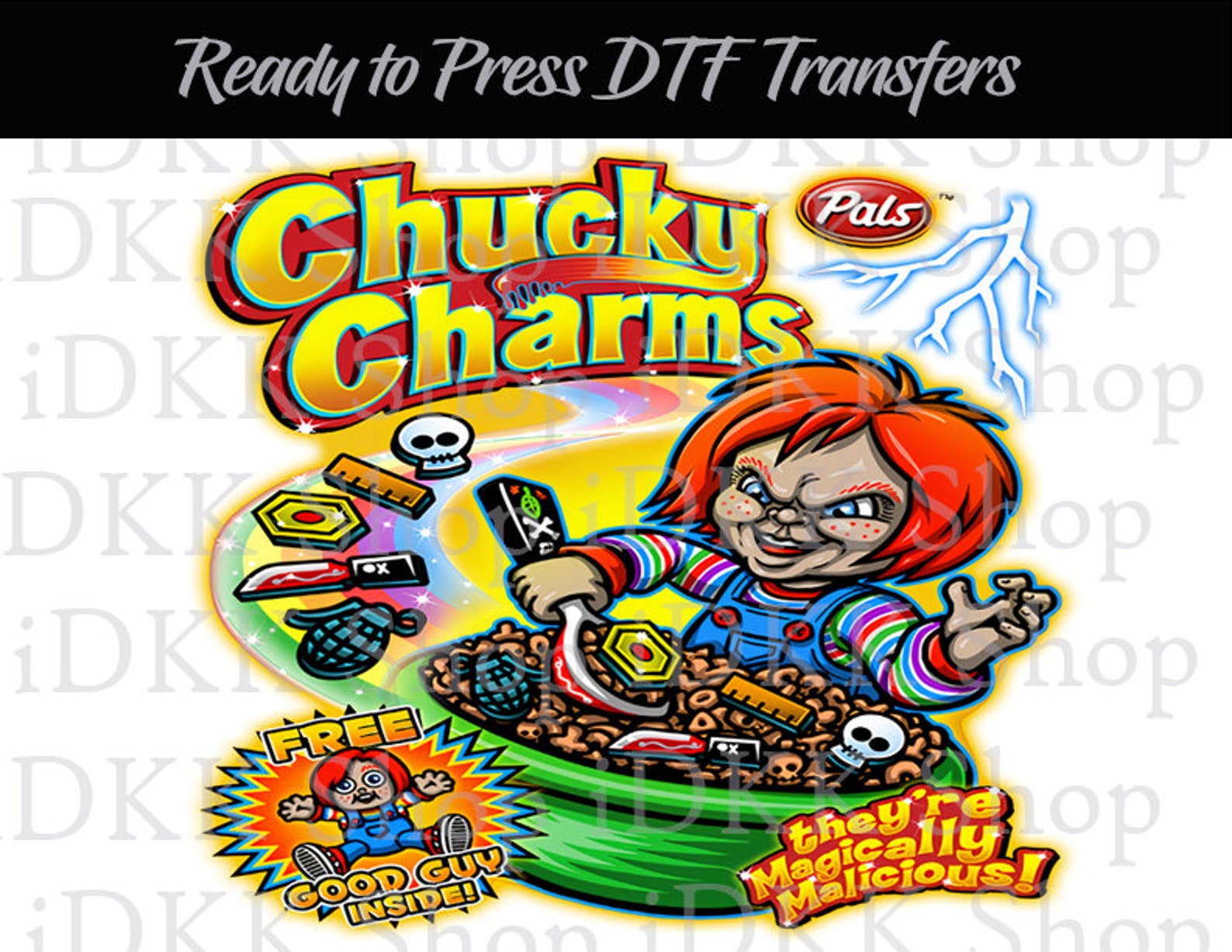 Chucky Charms DTF Transfers Direct to Film Transfer Ready - Etsy