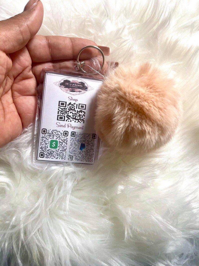 QR Scan Code Keychain Initial Keychains Custom keychains | Etsy