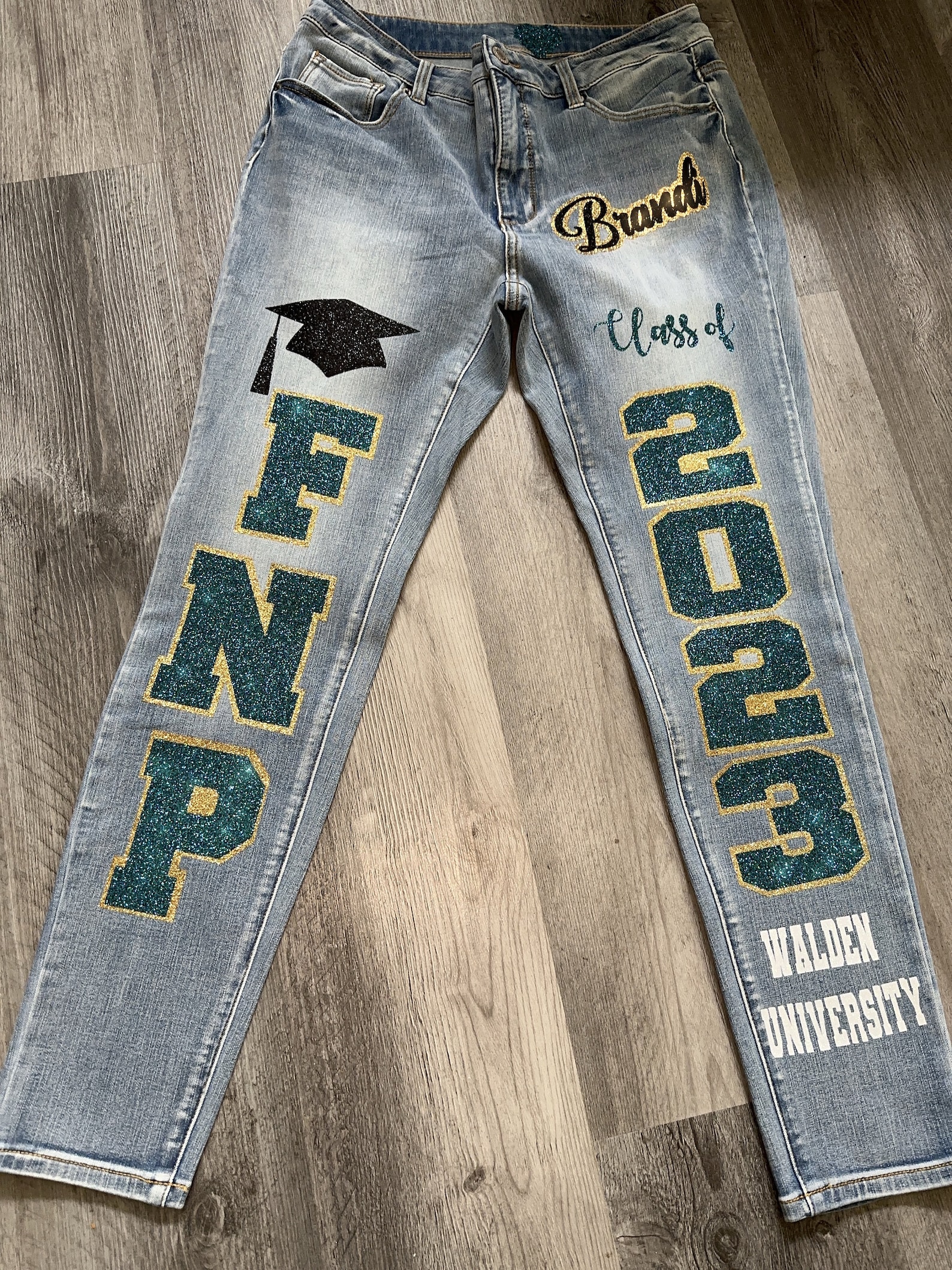 Customized Senior Jeans, Custom Jeans, College Jeans | Senior Set 2025 ...