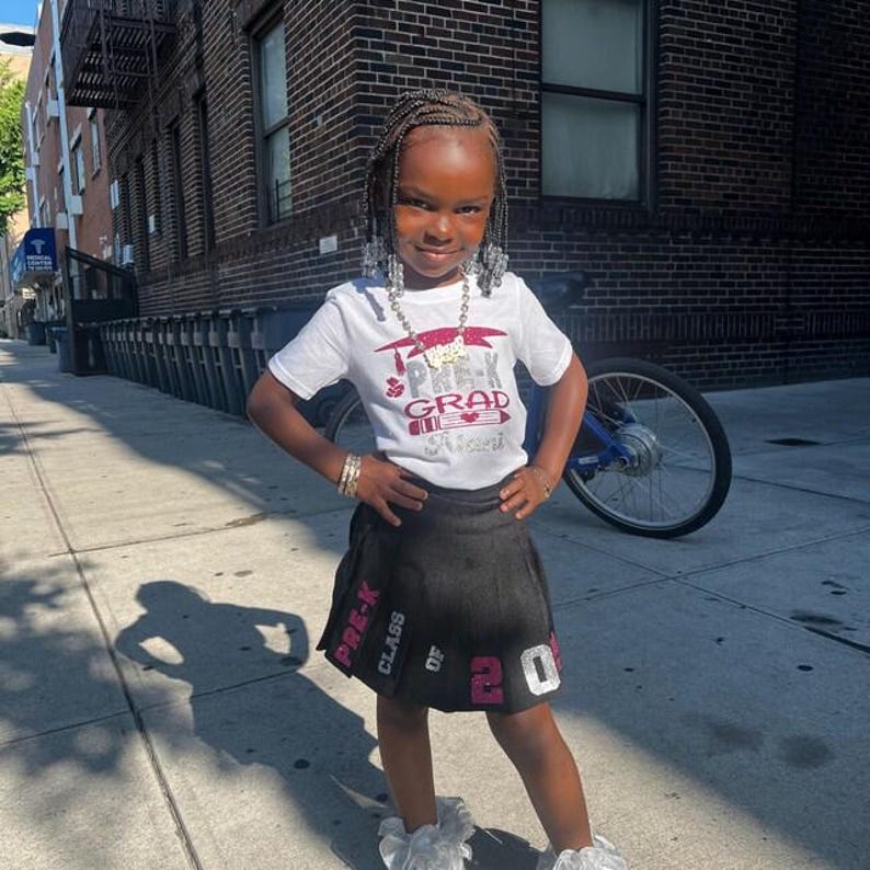 Kids Graduation Skirt Set, Graduation Gift, Pleated Skirt, Grad Outfit ...
