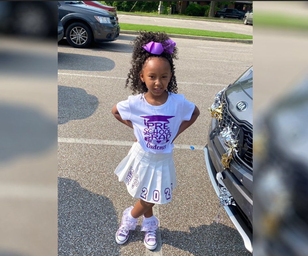 Kids Graduation Skirt Set, Graduation Gift, Pleated Skirt, Grad Outfit ...