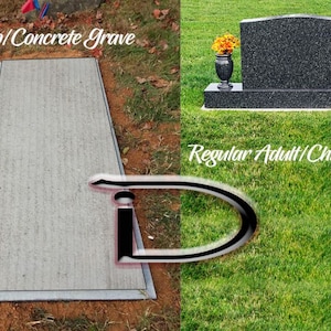 Personalized Memorial Grave Cover, Funeral, Memorial Grave Marker ...