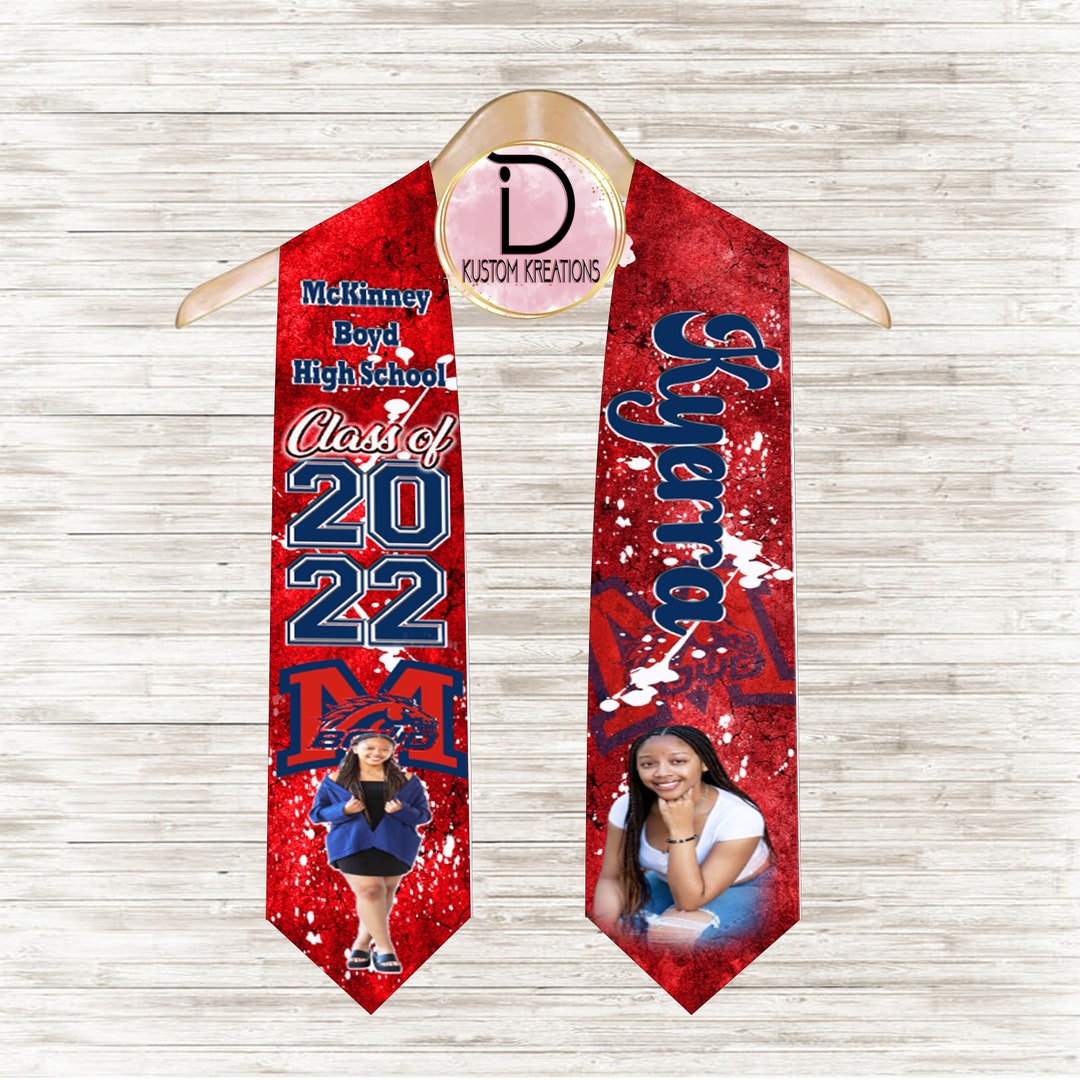 Graduation Stole, Custom Stoles, Graduation Keepsake, 2024 Graduates ...