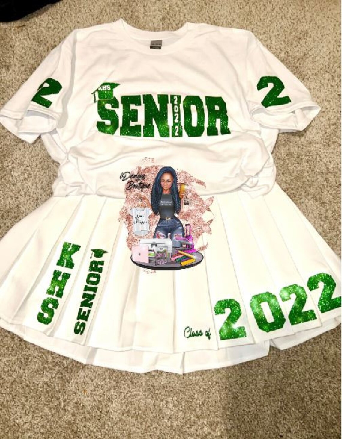 Personalized Graduation Skirt Set Graduation Gift Pleated - Etsy