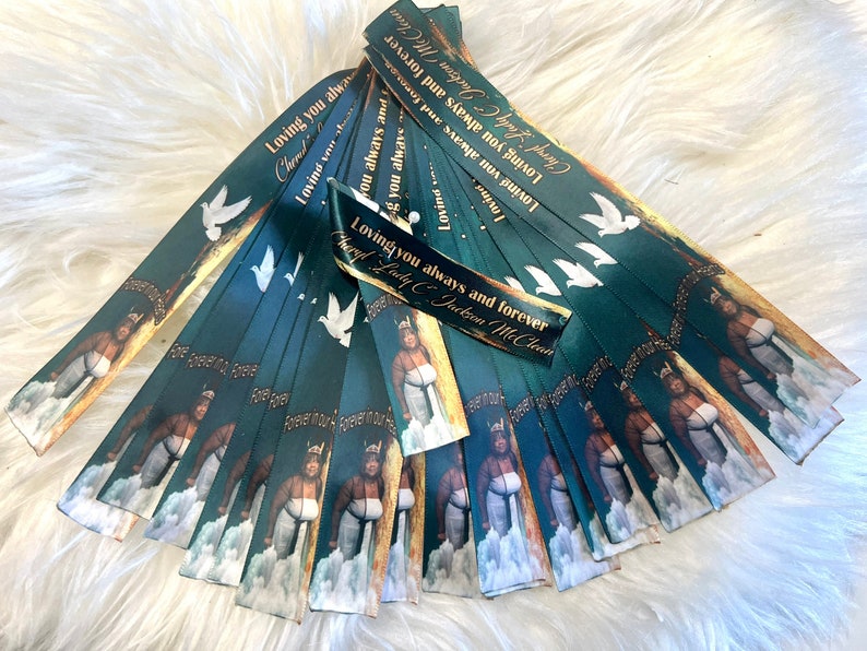 Memorial Ribbon, RIP Custom Ribbons for Funerals - Etsy