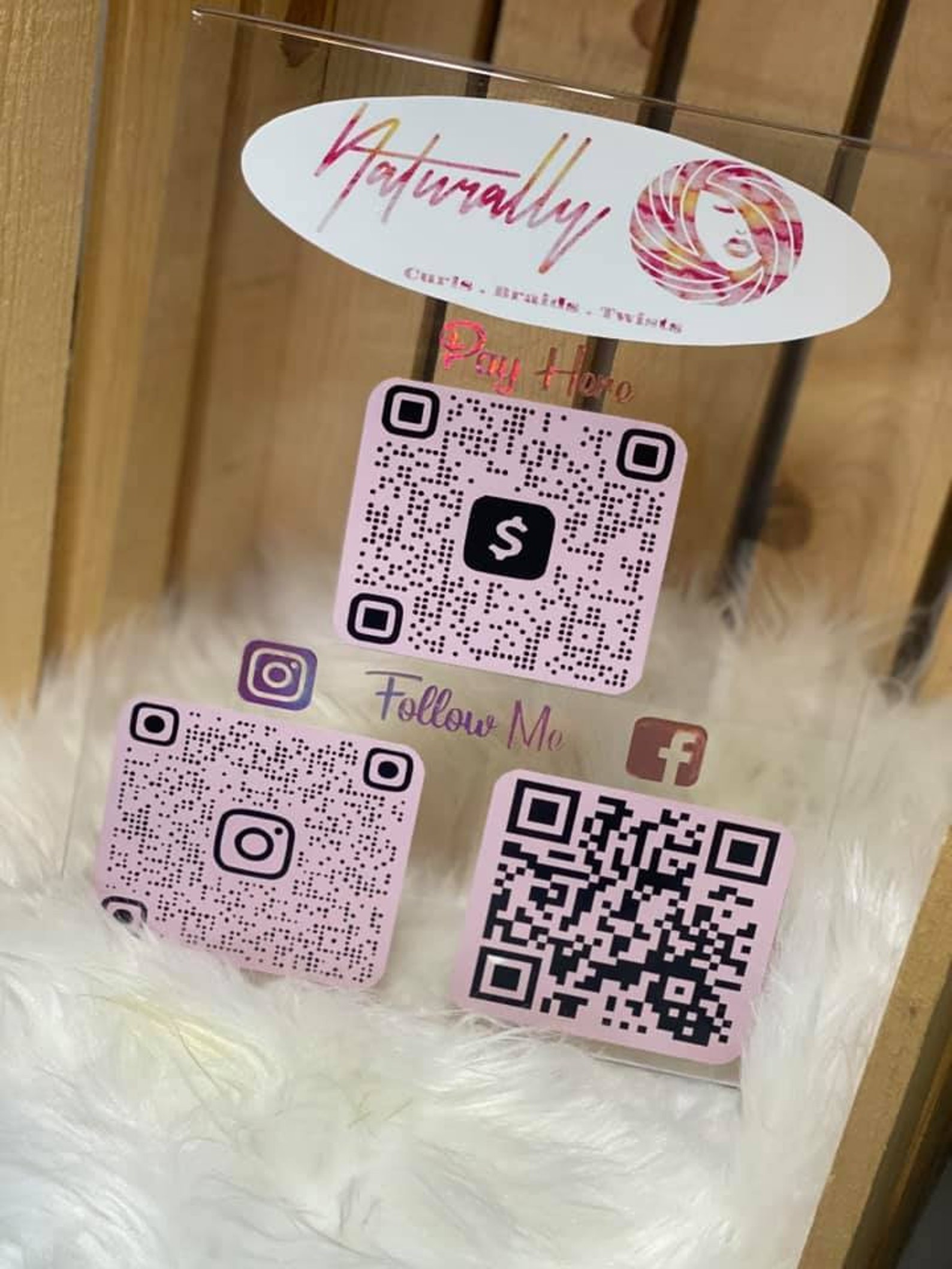 QR Code Scanner Plaque | QR Code Sign - Etsy