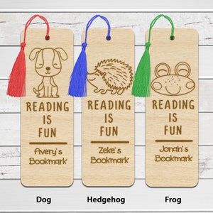 Personalized Customized Wood Laser Engraved Bookmarks, Promotional Item ...