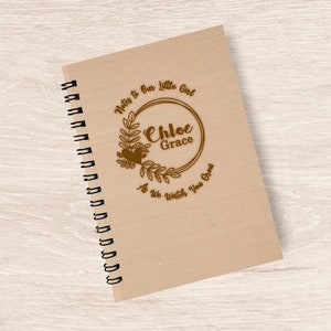 Notes to Our Little Girl Engraved Notebook Wood Laser - Etsy
