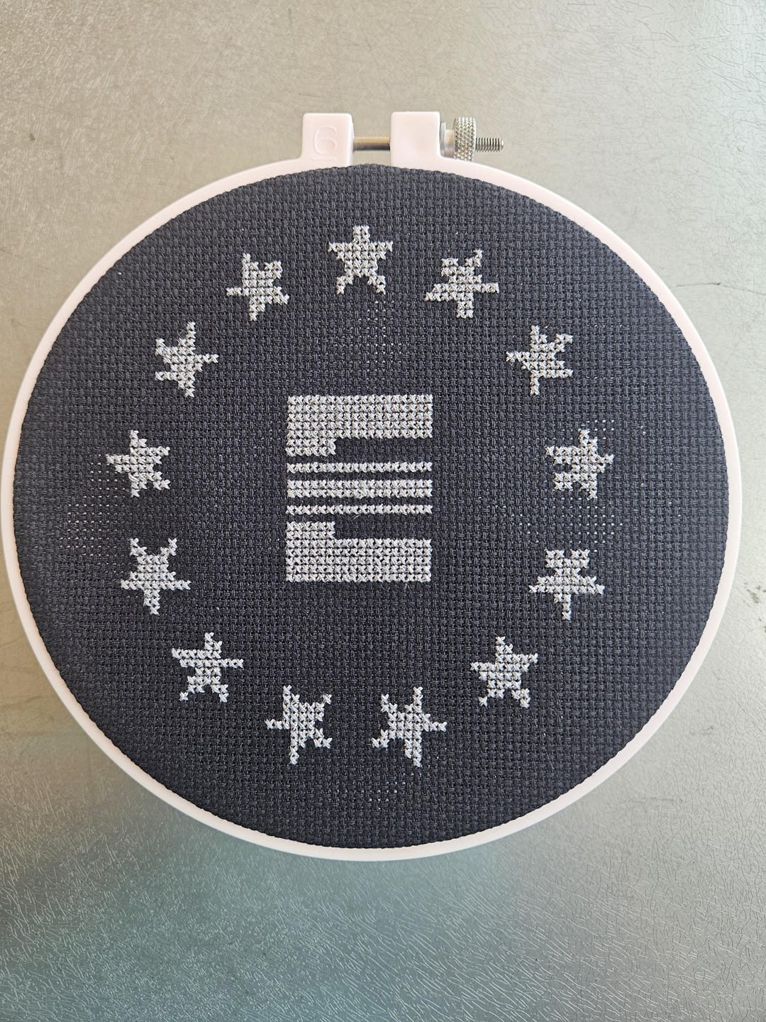 Enclave Logo Cross Stitch PDF Pattern - Customizable - Fallout ...
