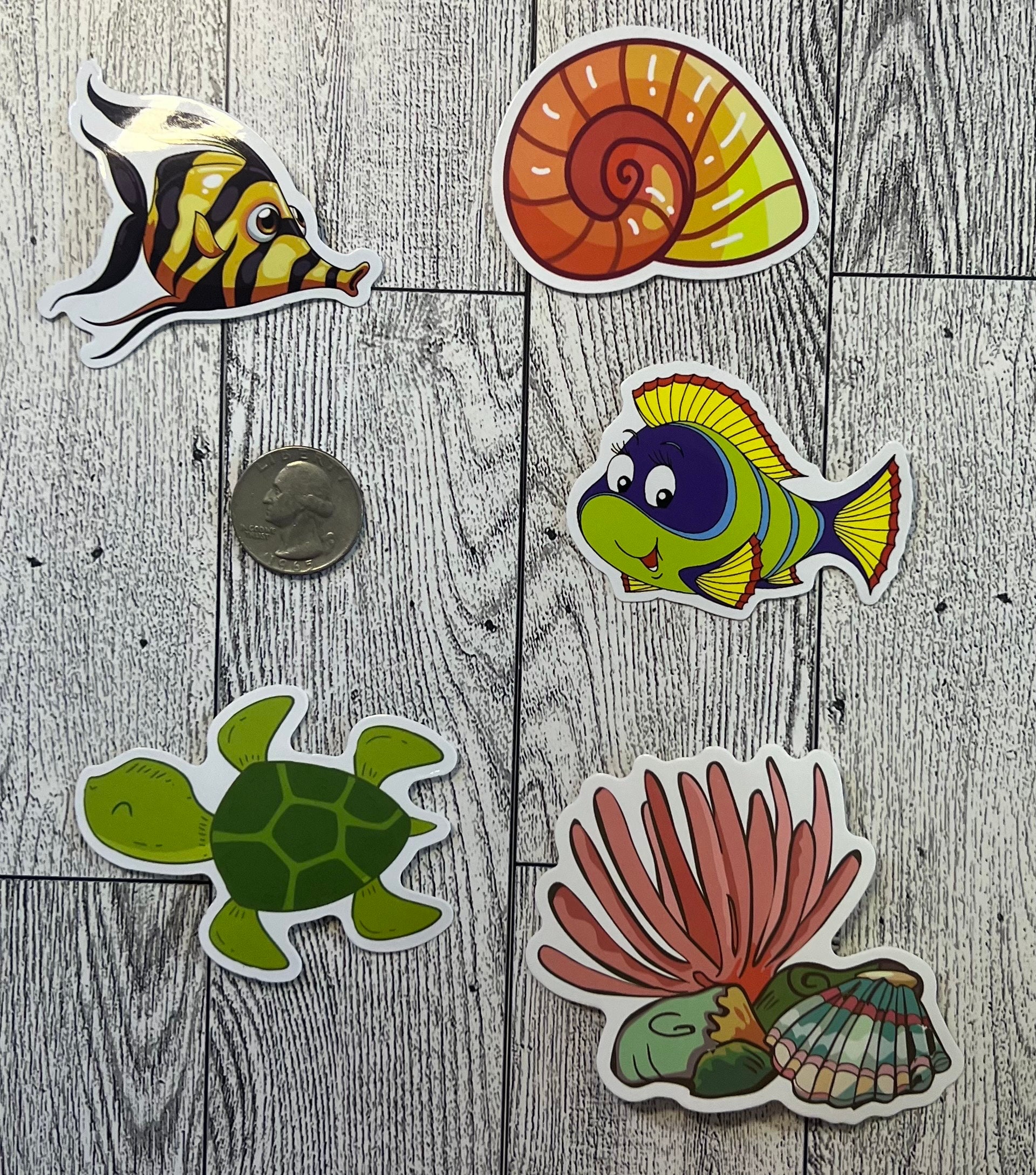 Cute Vinyl Stickers, Ocean Stickers, Waterproof Hydro Flask, Water ...