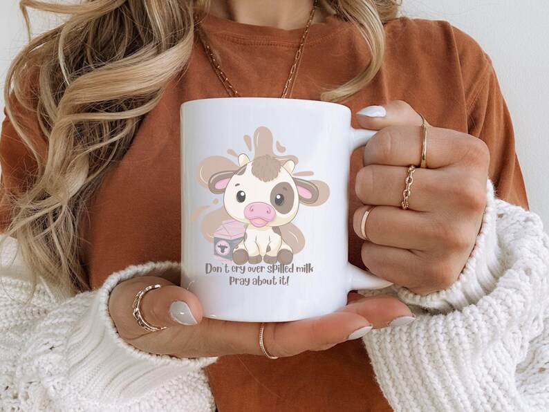 Cow Christian Art Print, Farmhouse Nursery Decor (JPG, PNG, PDF) - Etsy