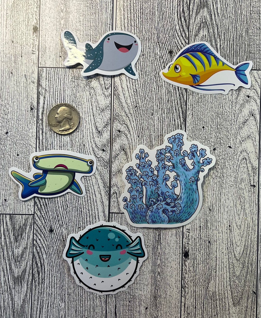 Cute Vinyl Stickers, Ocean Stickers, Waterproof Hydro Flask, Water ...