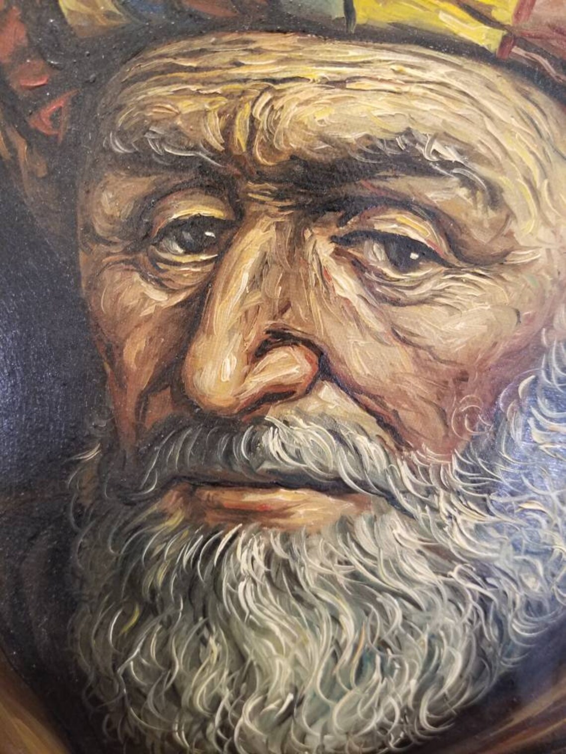 Ignacio Beller Original Oil Painting old Man in A - Etsy UK