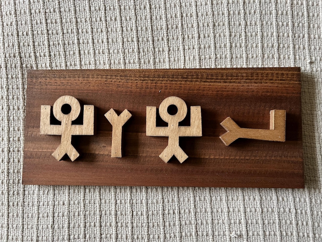 YHWH, Behold, the Hand, Behold, the Nail - Yahweh Symbols Wall Decor - Etsy