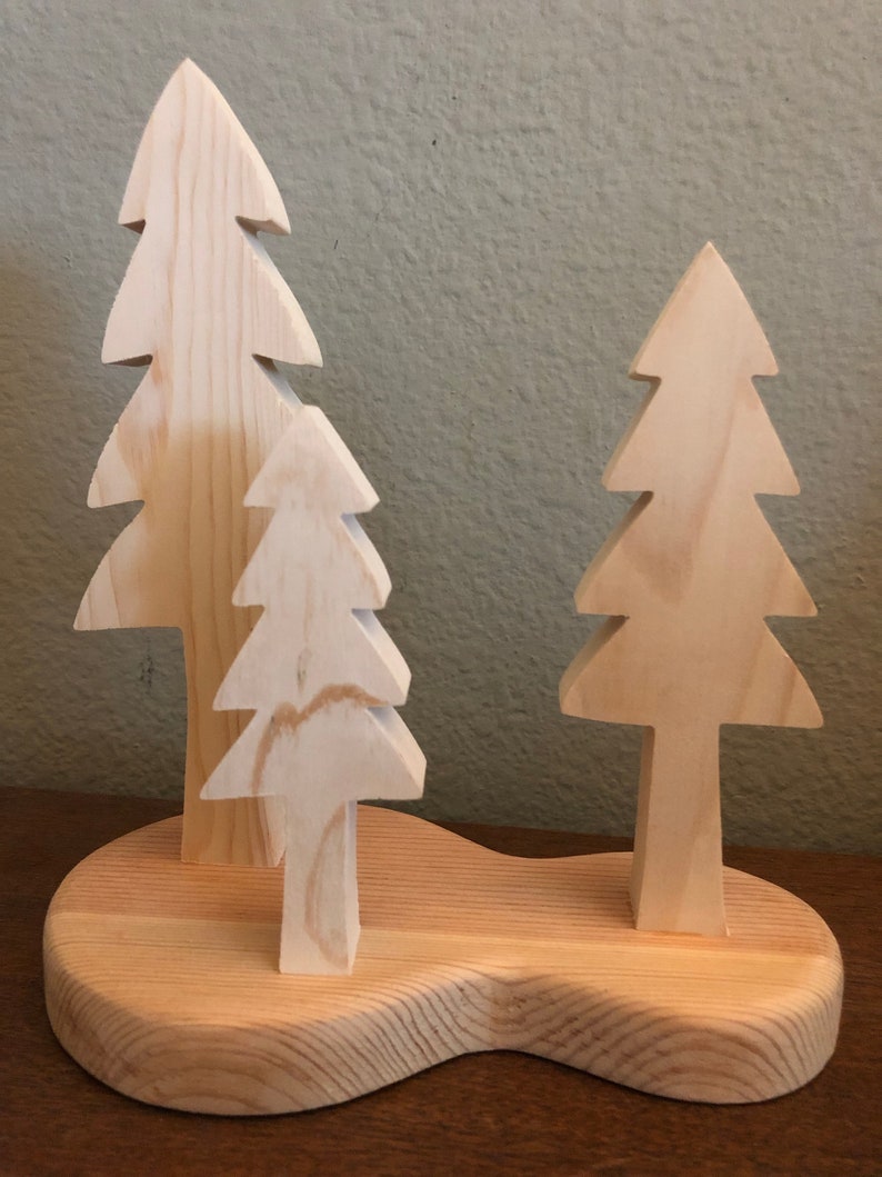 Wooden Pine or Red Cedar Tree | Etsy