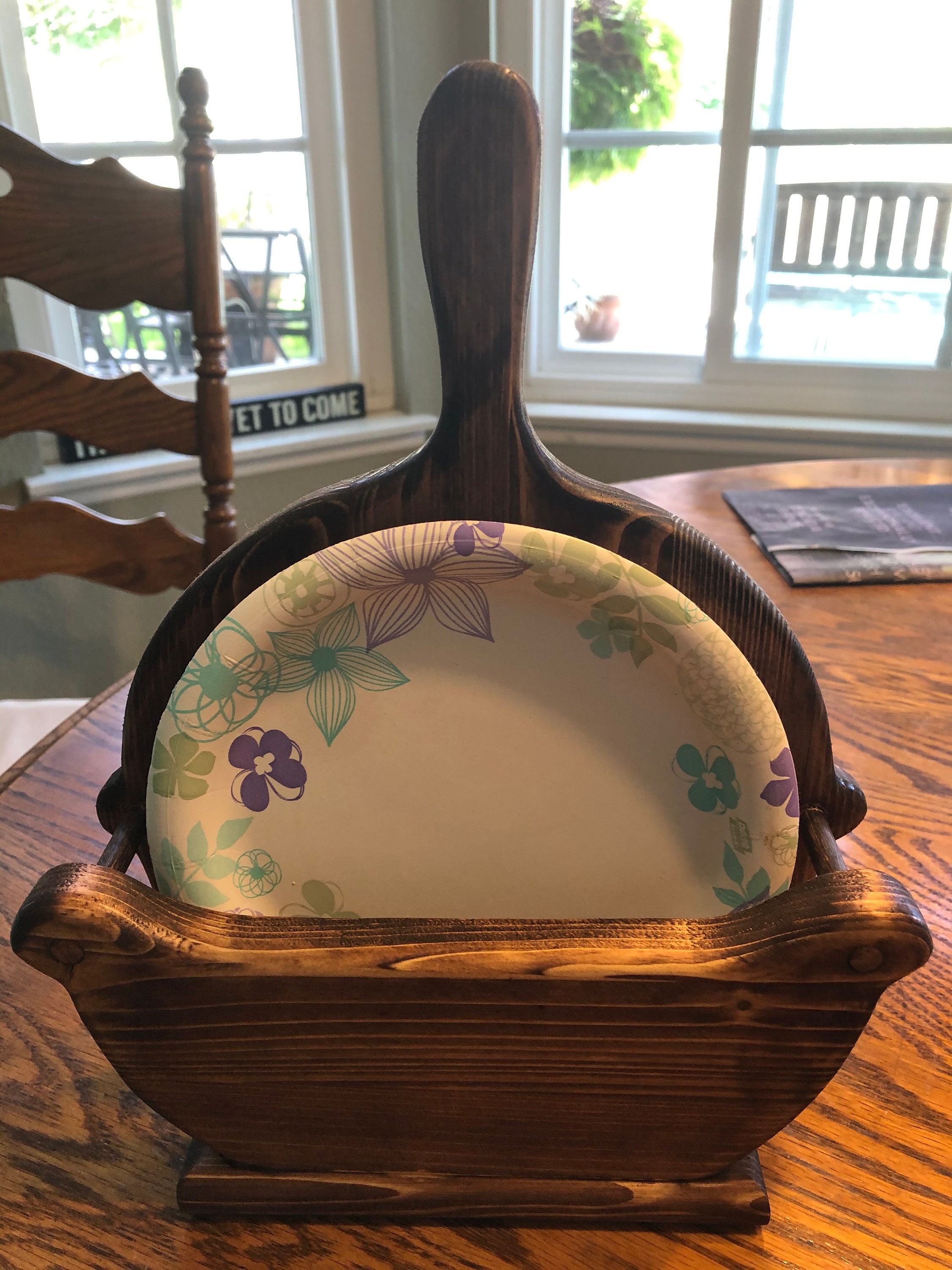 Mini Picnic Paper Plate / Napkin Holder - Etsy