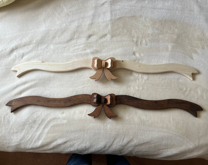 Country Styled Wood Bow - Etsy