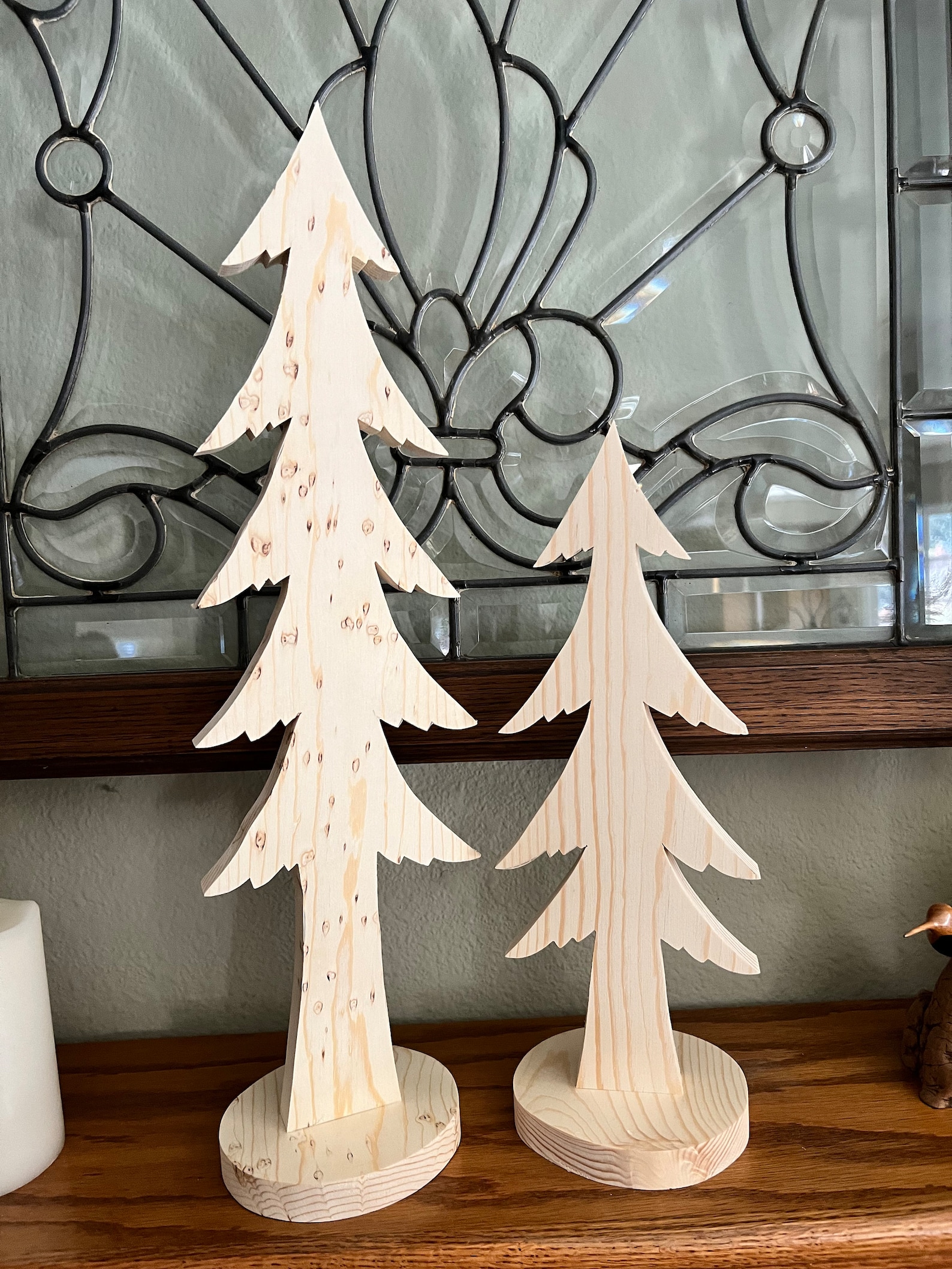 Wood Decor Pine Tree - Etsy