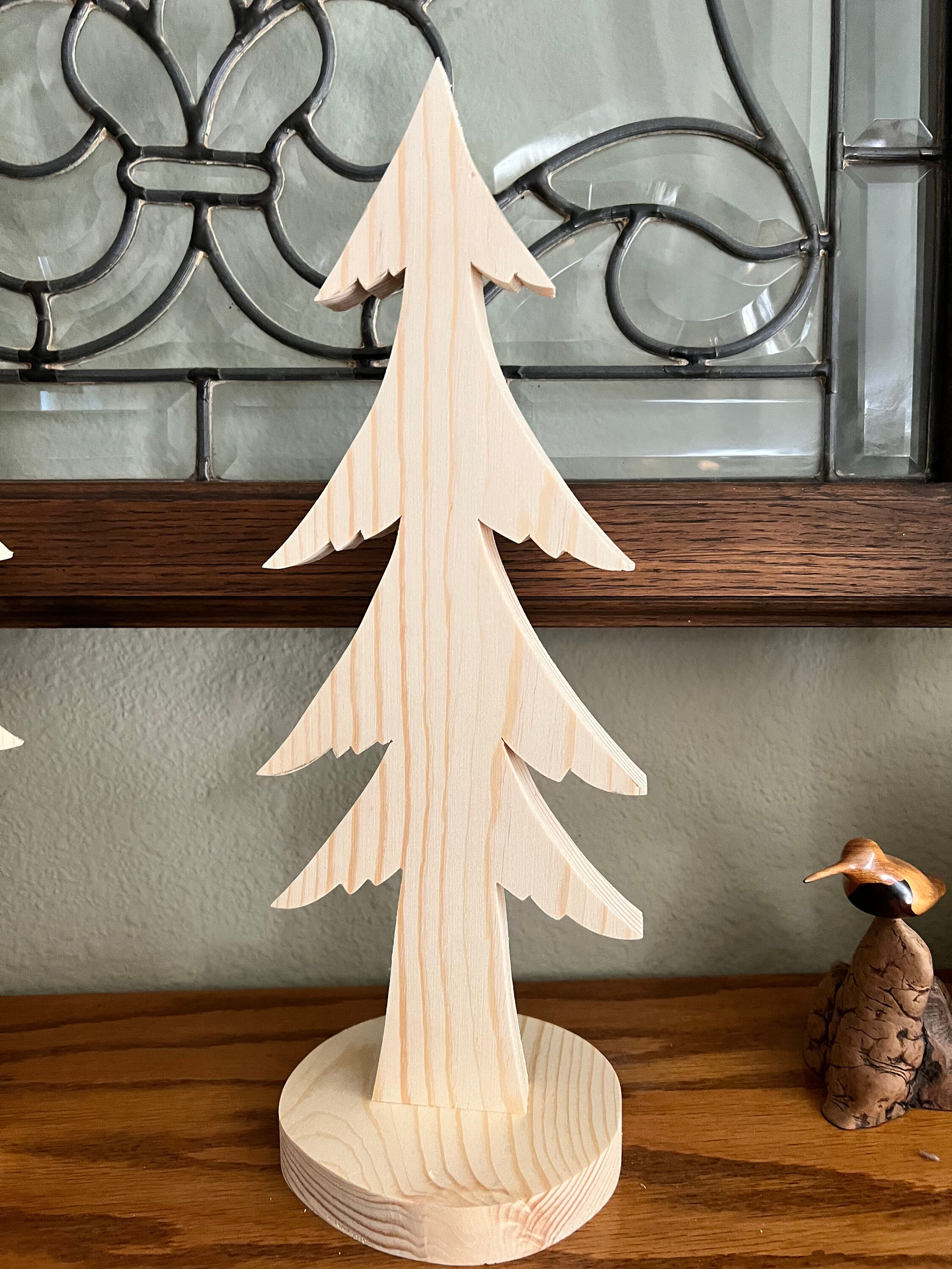 Wood Decor Pine Tree - Etsy