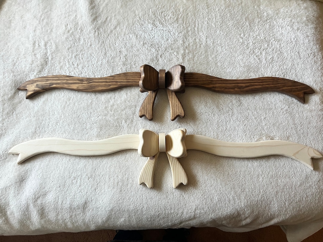 Country Styled Wood Bow - Etsy