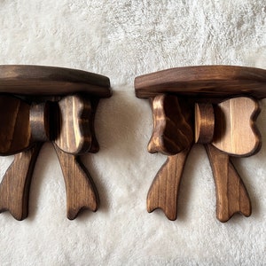 Wooden Bow Shelf - Etsy