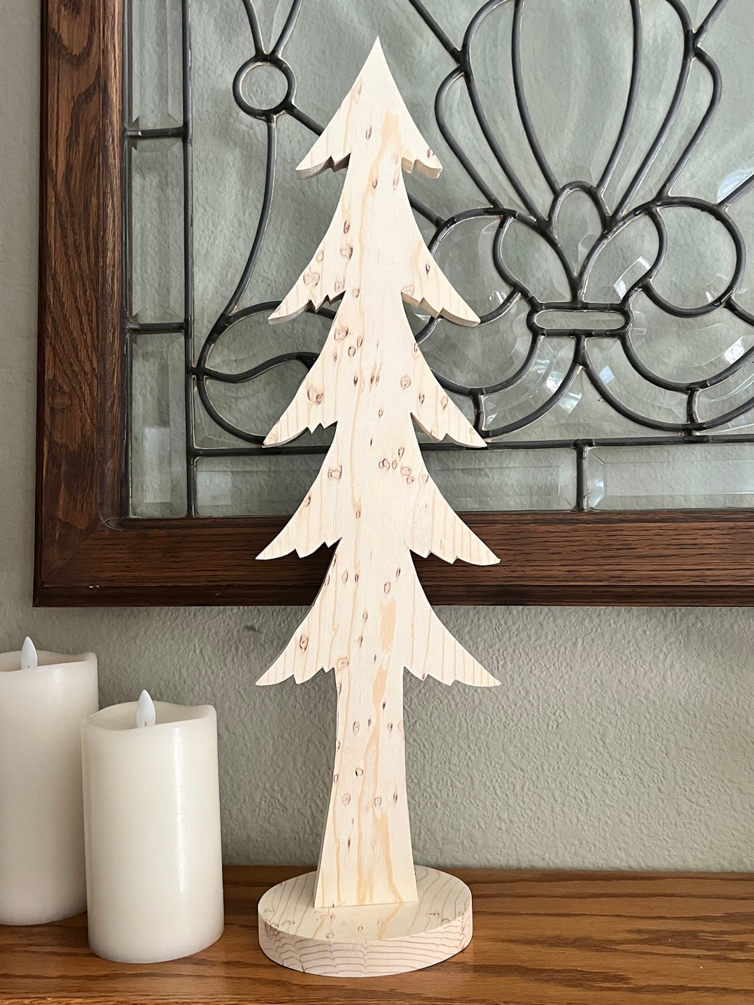 Wood Decor Pine Tree - Etsy