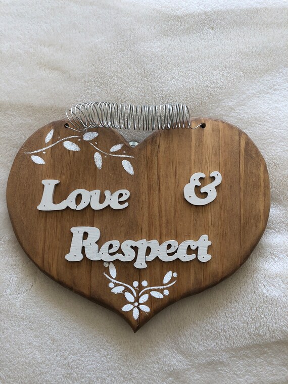 Love & Respect ... a Wall Plaque Based on That Best Selling - Etsy